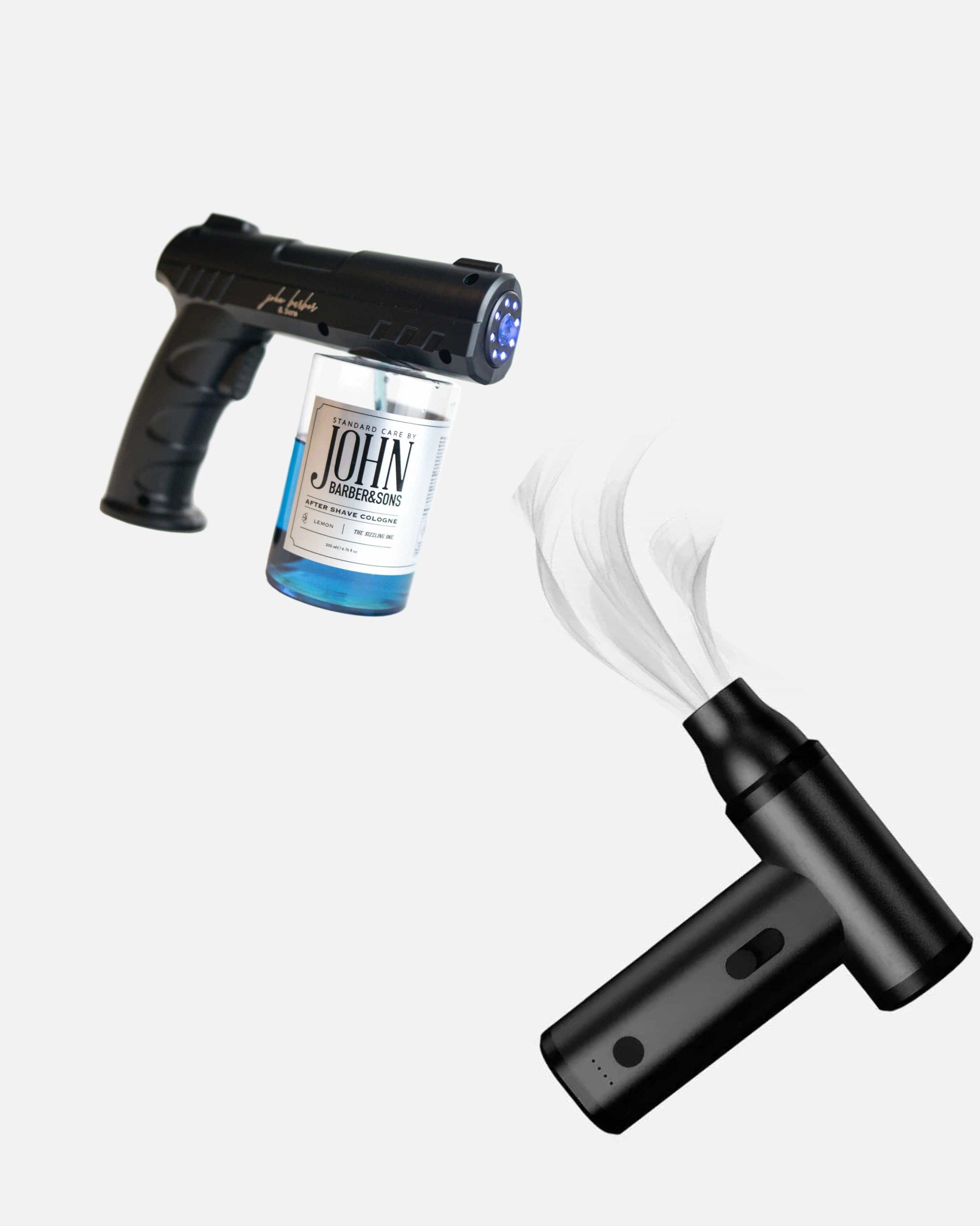 GUN SET : Barber Compresseur à turbine + Johny Gun After Shave Gun